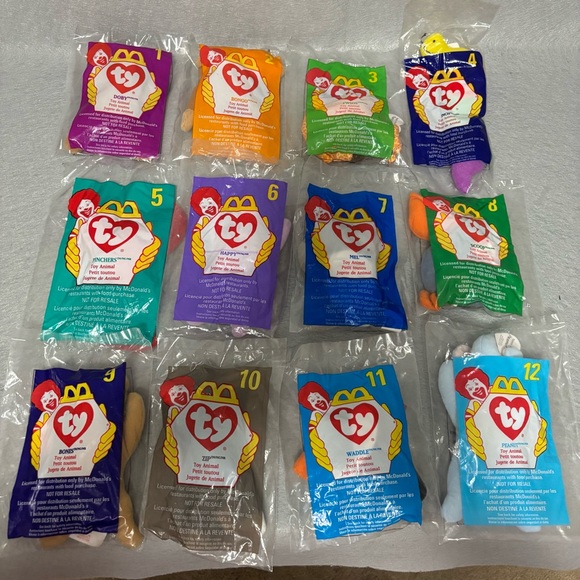 Ty | Toys | 998 Mcdonalds Ty Beanie Babies Complete Set | Poshmark
